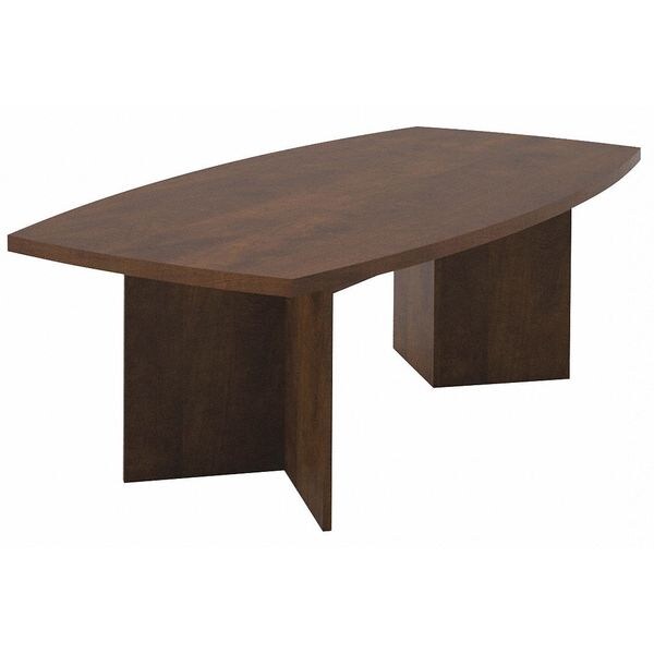 Bestar Boat Shaped Conference Table, Chocolate 65776-69 | Zoro