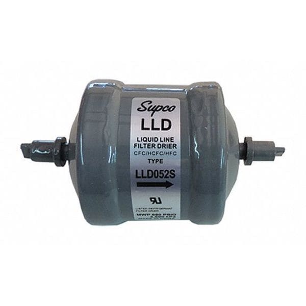 Supco Liquid Line Dryer, 1/4" ODF, 5"cu. LLD052S | Zoro