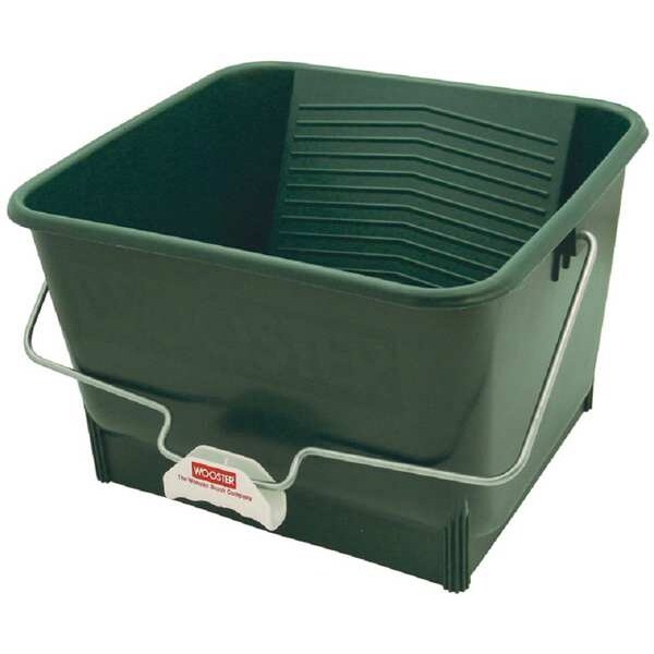 Wooster Polypropylene Paint Bucket, 4 gal, 13 1/2" L, 9" D, 15" W 8616 ...
