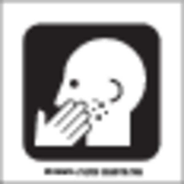 Brady Hospital Sign, 8"X8", Polyester, Sign Mounting Style: Adhesive ...