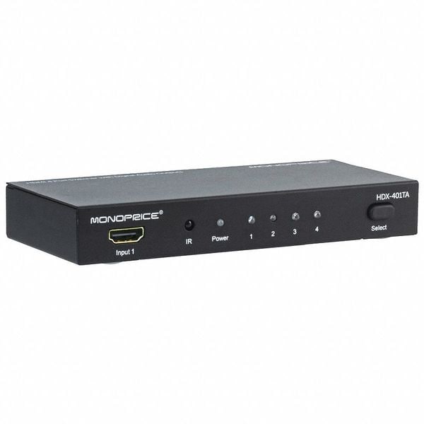 Monoprice A/V Switch, HDMI 4x1 Cert (3D) 5557 | Zoro