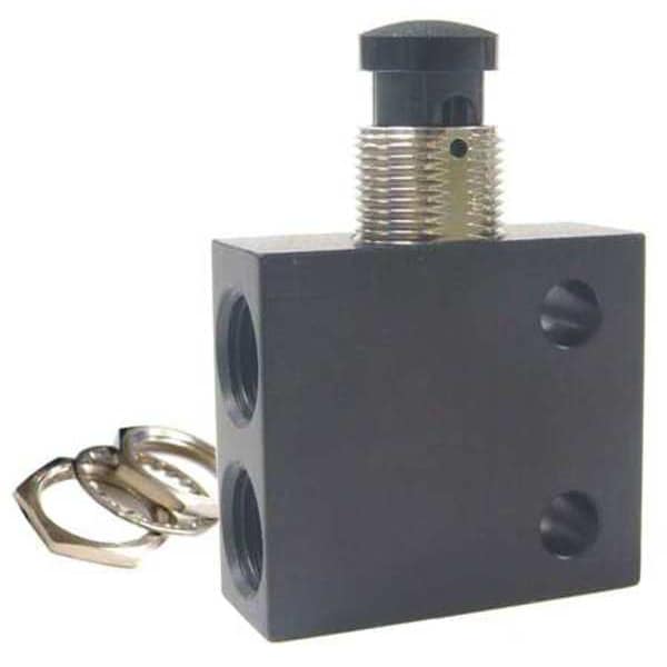 Pneumadyne Control Valve, 3-Way, 1/8 In FNPT C040405 | Zoro
