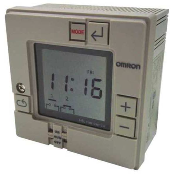 Omron Electronic Timer, 7 Days, (2) SPST-NO H5L-A | Zoro