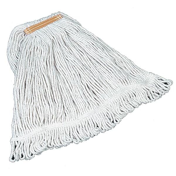 Rubbermaid Commercial 1 in Wet Mop, 16 oz Dry Wt FGD11106WH00 | Zoro