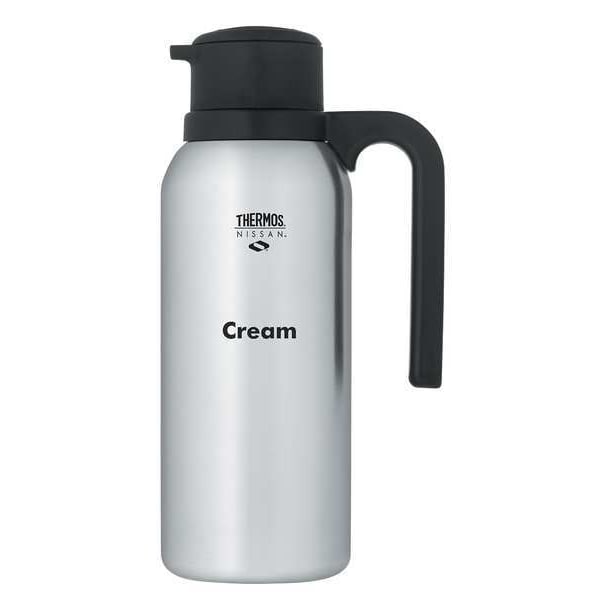 Thermos Creamer Carafe, Cream Imprint, 32 oz. Stainless Steel ...