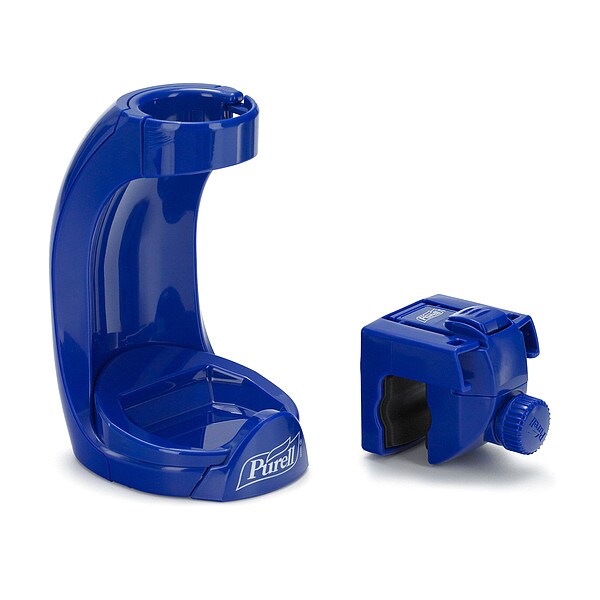 Purell Portable Bracket Mount, Holds 350mL-535mL Bottle, Blue, PK6 5704 ...