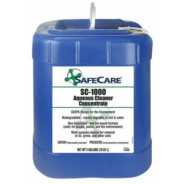 Safecare Bio-Based Aqueous Cleaner 5 Gal 110006 | Zoro
