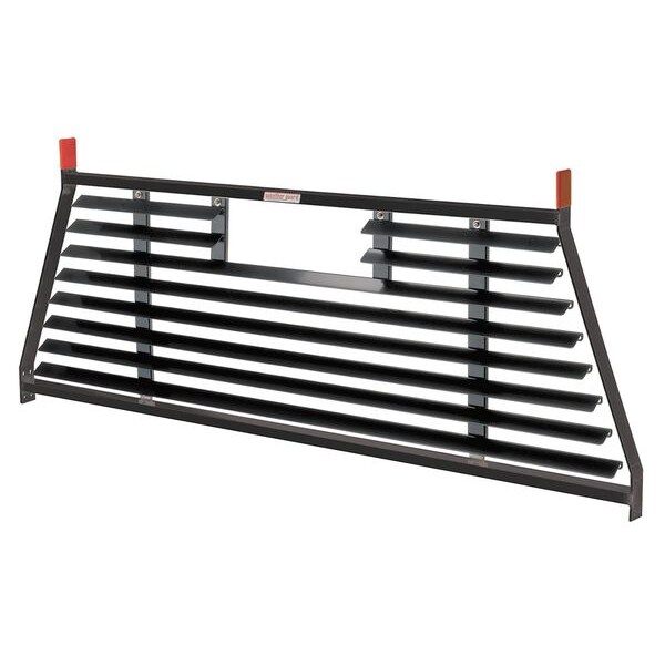 Weather Guard Louvered Cab Protector, Black, Steel, 71 In 1904-5-02 | Zoro
