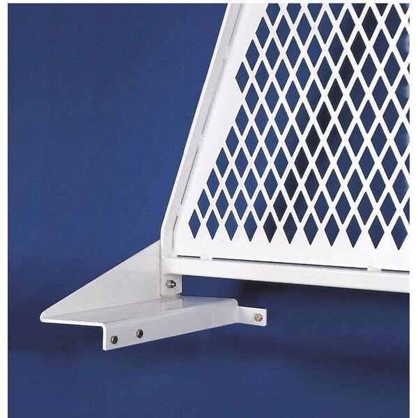 Weather Guard Mounting Bracket, 13 in. L, Steel, White 1913-3 | Zoro