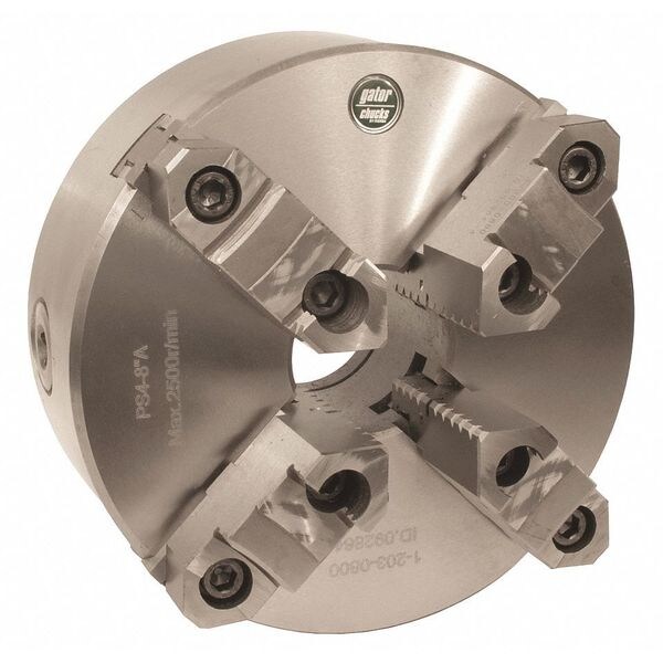 Gator Chucks Machine Chuck, Scroll, 6.25, Adaptor Req 1-203-0600 | Zoro