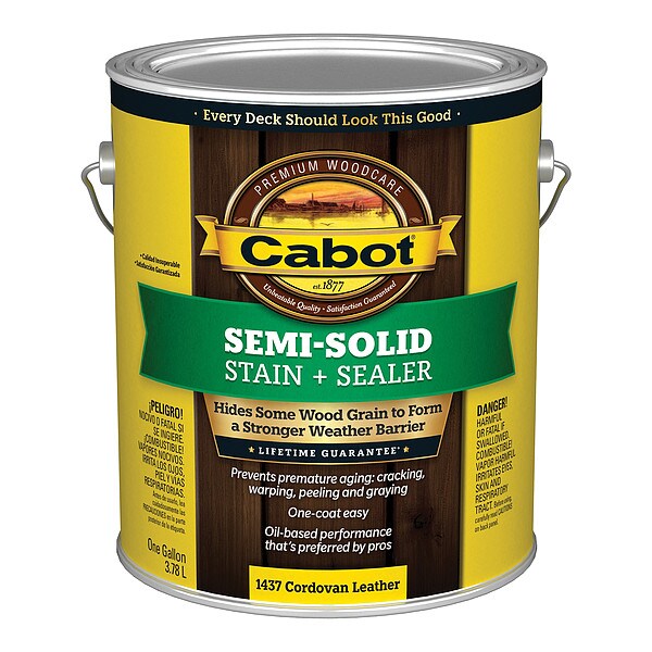 Cabot Semi-Solid Stain + Sealer 140.0001437.007 | Zoro