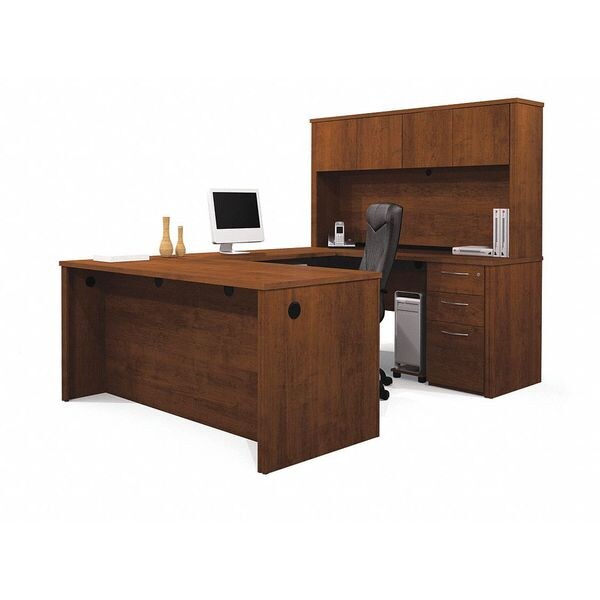 Embassy U Shaped Desk Including Assembled Pedestal Desk, U-Shaped, 66 ...