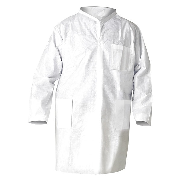 Kimtech Lab Coat, Blue, S, PK25 10030 | Zoro
