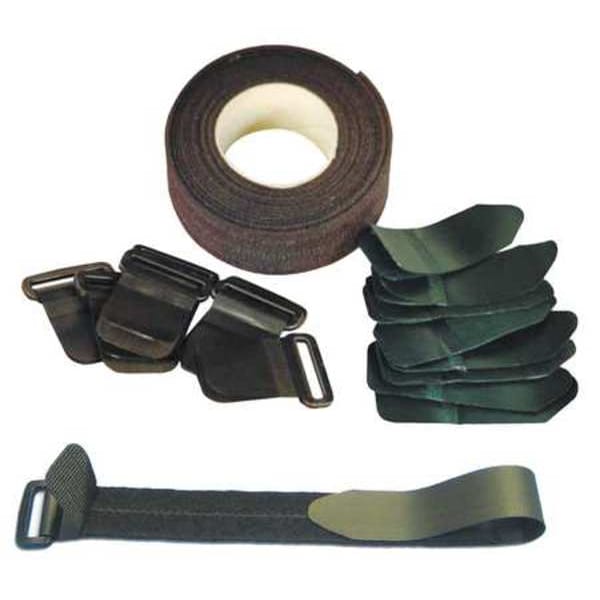 Velcro Brand Back-to-Back Strap, No Adhesive, 15 ft, 1 in W, Black ...