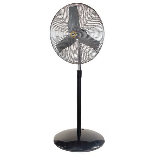 Airmaster Fan Standard Duty Industrial Fan, Pedestal Mount, 24 in Blade ...