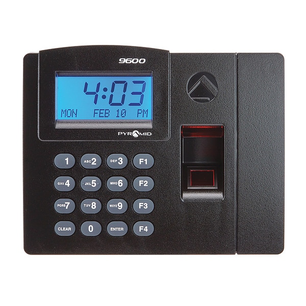 Pyramid Biometric Time Clock System, Digital, TTELITEEK | Zoro