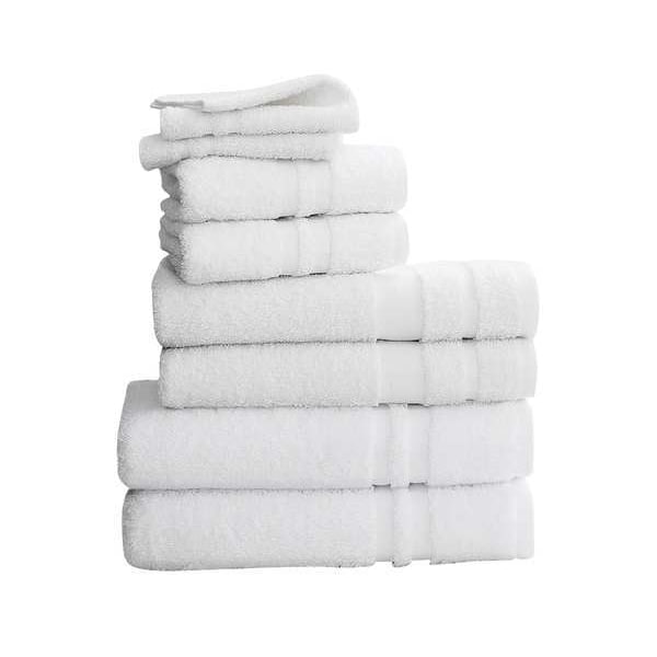 Martex Bath Towel, 24 x 48 In, White, PK12 7131786 | Zoro