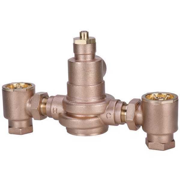 Powers Mixing Valve, Brass, 144 gpm 1 1/4 x 1 1/2 LFMM434-1 | Zoro