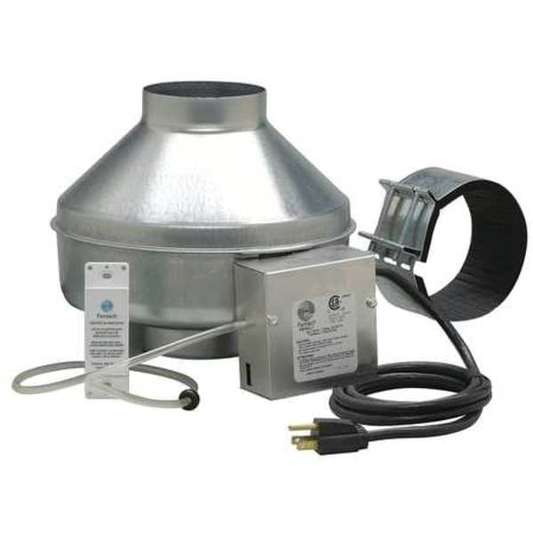Fantech Dryer Booster Duct Fan, 115V, 9-3/4 Dia. DBF 4XLT | Zoro