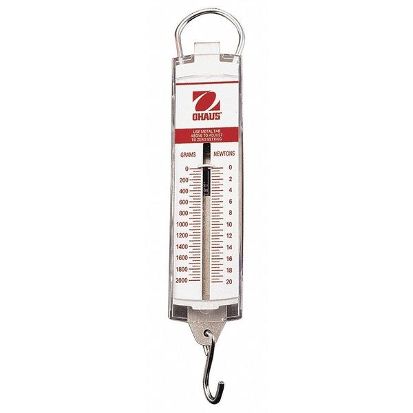Ohaus Mechanical Spring Scale 11.25 lb./50 N Capacity 8008-PN | Zoro
