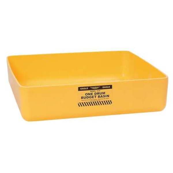 Eagle Mfg Drum Spill Containment Basin, 17.5 gal Spill Capacity, 1 Drum ...