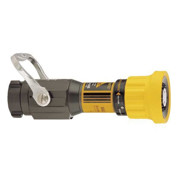 Elkhart Brass Fire Hose Nozzle, 1-1/2 In., Yellow SM-20F | Zoro