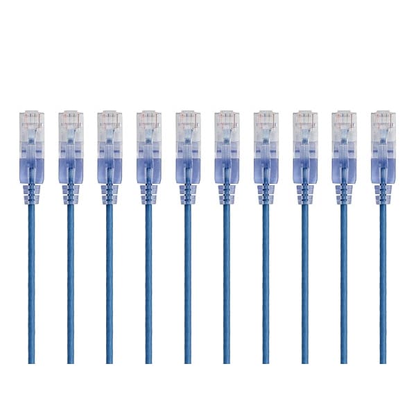 Monoprice Voice and Data Patch Cord, 10 ft L, PK10 15166 | Zoro