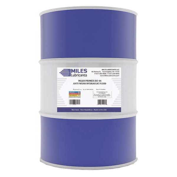 Miles Lubricants 55 gal. Drum, Anti-Wear Hydraulic Fluid, 46 ISO ...