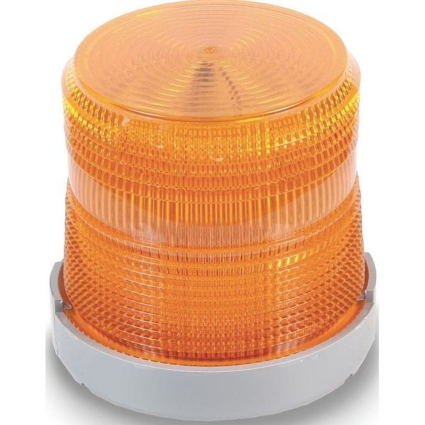 Edwards Signaling Warning Light, Amber, (6) LED, 120V AC, 65 FPM, 4 9/ ...