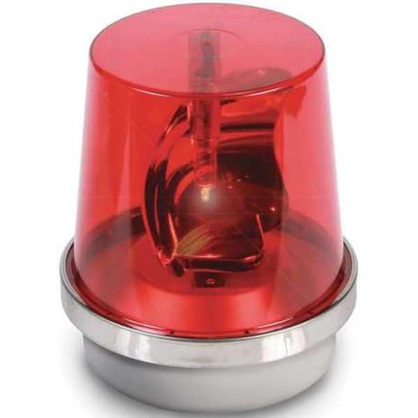Edwards Signaling Warning Light, Red, 40W Halogen, 120V AC, 75 FPM, 6 ...