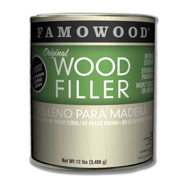 Famowood Wood Filler, Pail, Red Oak, Original Wood Filler 36001134 | Zoro