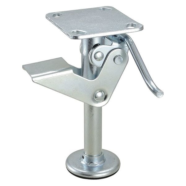 Zoro Select Floor Lock, Plate, 9-7/8 in. H, 4 x 4-1/2 16V374 | Zoro