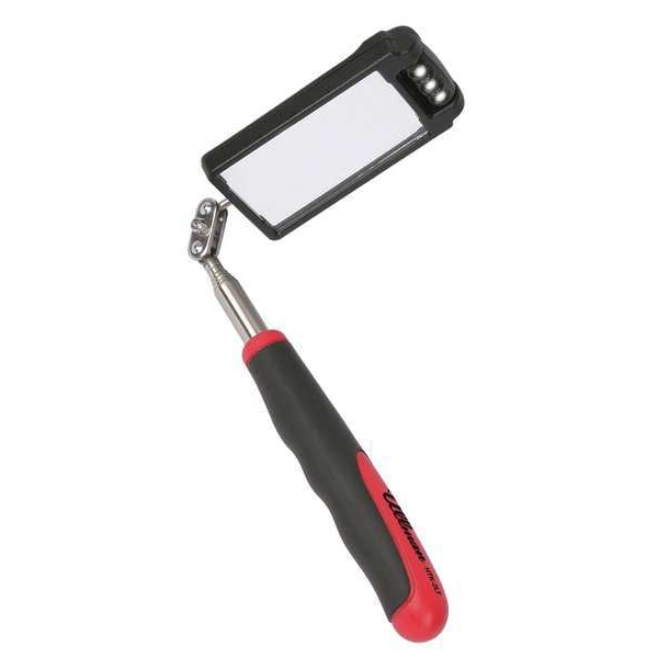 Ullman LED Lighted Telescoping Inspection Mirror, 3-1/2 in x 2-1/4 in ...
