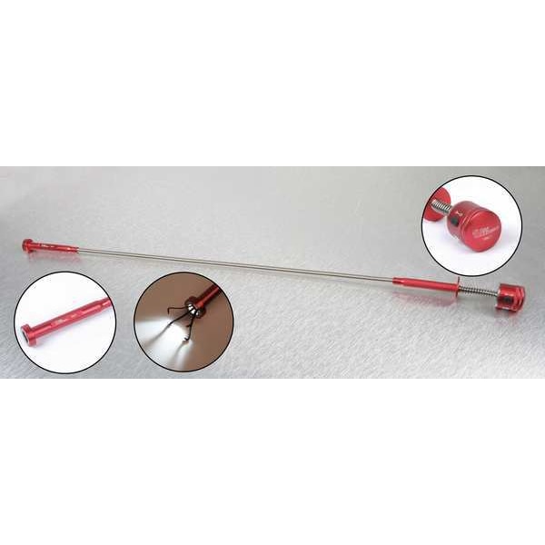 Ullman Spring Claw, Mag, Flex, LED, 25-3/8 In, 5 lb 16MLT | Zoro