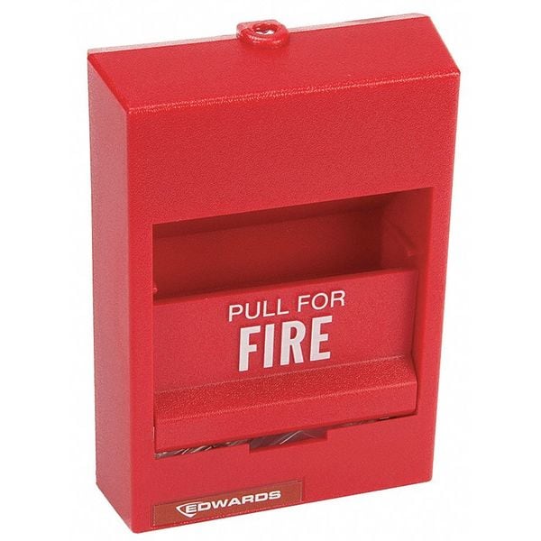 Edwards Signaling Fire Alarm Pull Station, Single Action 276B-1110 | Zoro