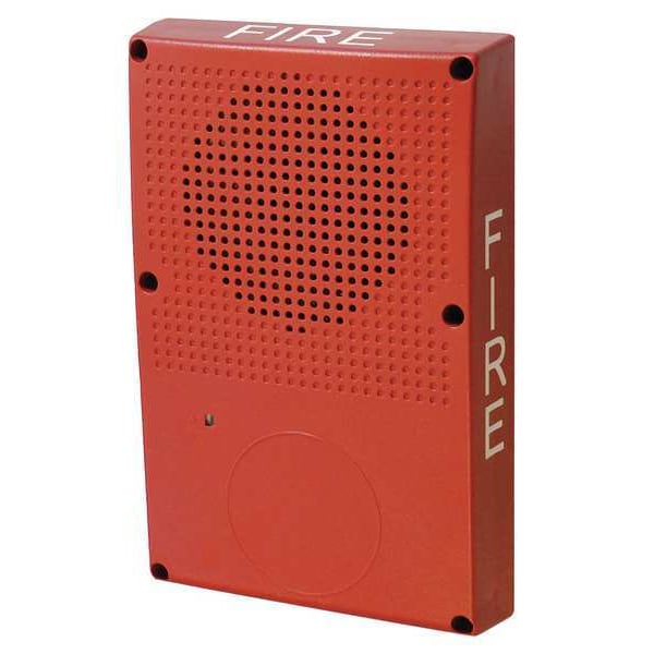 Edwards Signaling Outdoor Speaker, Marked Fire, Red WG4RF-S | Zoro