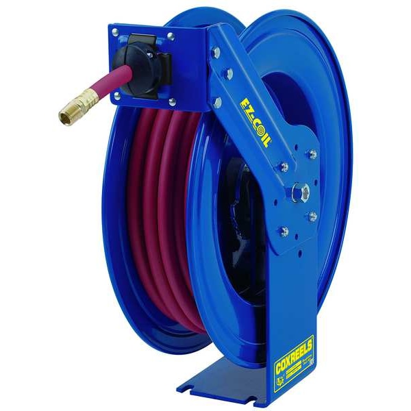 Coxreels Spring Return Hose Reel, 3/8 in Hose Diameter, 75 ft Length ...