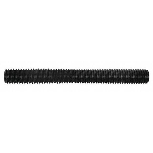 Te-Co Fully Threaded Rod, 1"-8, Black Oxide Finish 45177 | Zoro