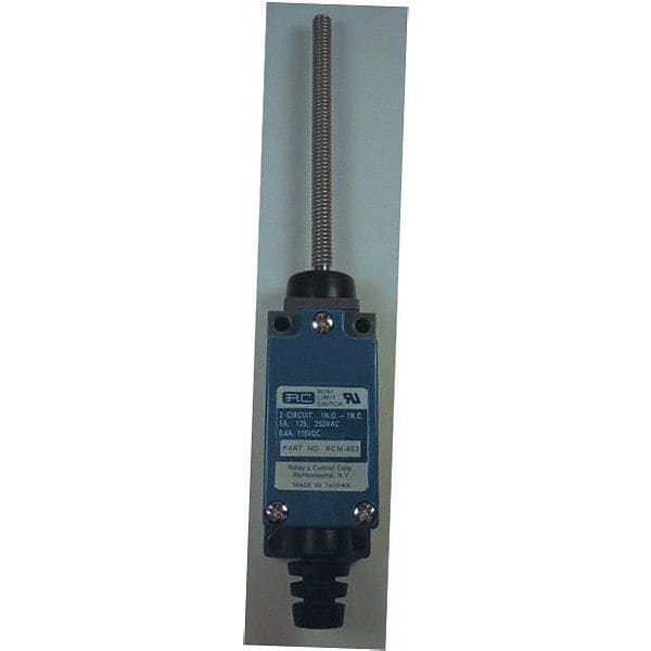 Relay And Control Limit Switch, Coil Spring, Wobble Stick, 1NC/1NO, 5A @ 250V AC, Actuator ...