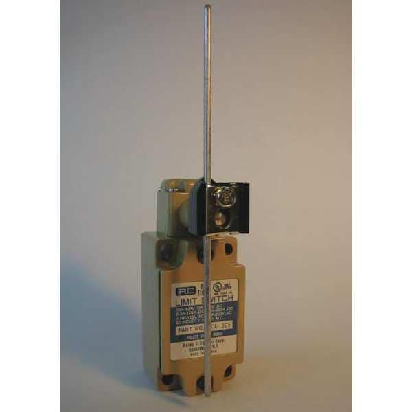 Relay And Control Limit Switch, Adjustable Lever, Rod, 1NC/1NO, 10A ...