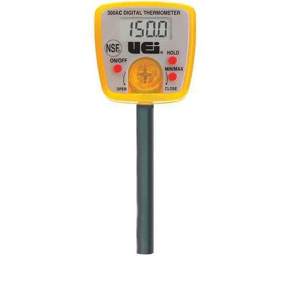 Uei Test Instruments Digital Pocket Thermometer, -50 Degrees to 150 ...