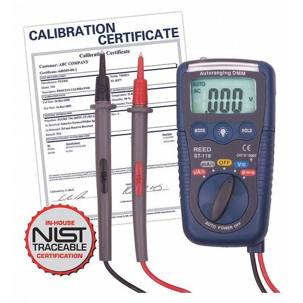 Reed Instruments Pocket Multimeter with Non-Contact Voltage Detector ...