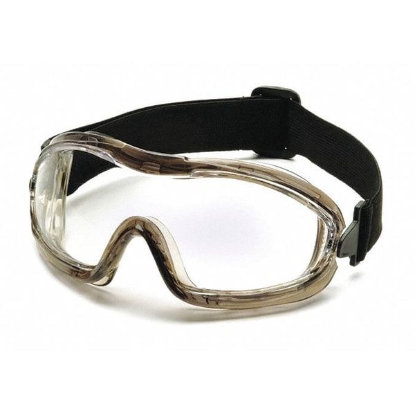 Pyramex Direct Safety Goggles Goggles, PVC Frame, Clear Lens, Anti-Fog ...