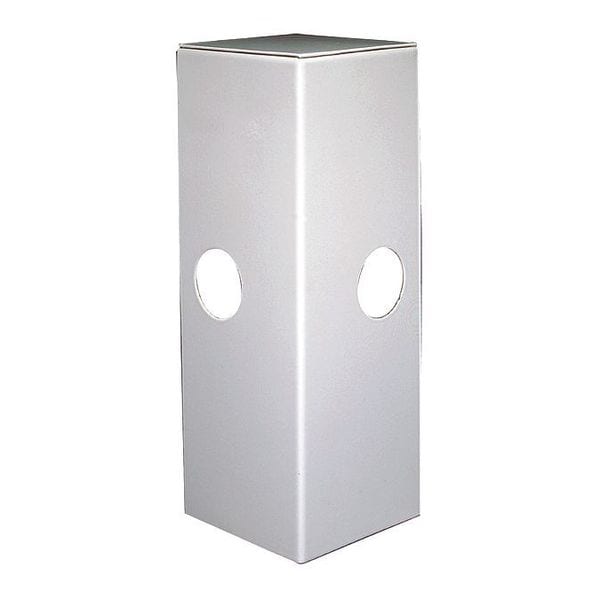 Cadet Baseboard Corner Connector, Wht, White, White BLF1W | Zoro