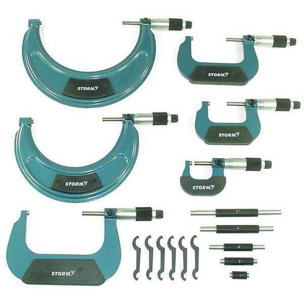 Storm Micrometer Set, 6 pcs. 3M116-00 | Zoro