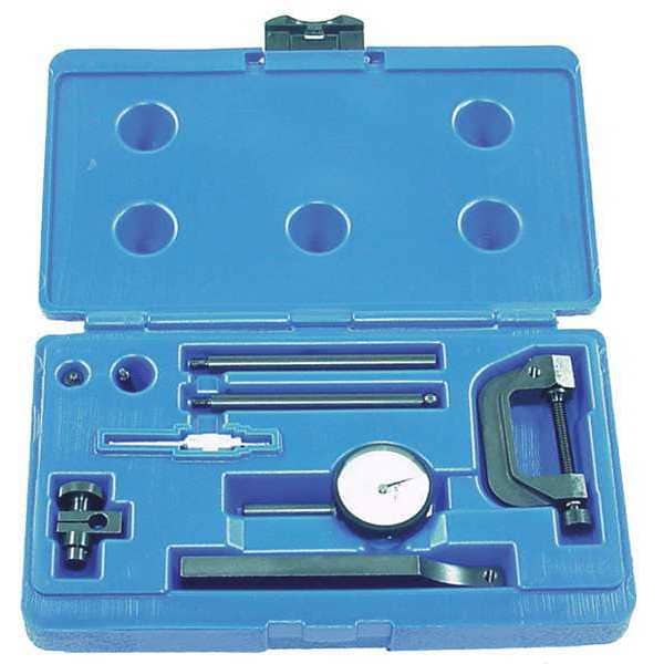 Central Tools Dial Indicator Test Kit, .200" 06400-00 | Zoro