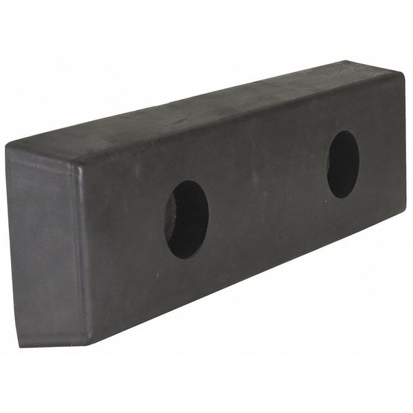 Vestil Rectangle Molded Rubber Bumper, 2x16x5 B-516 | Zoro