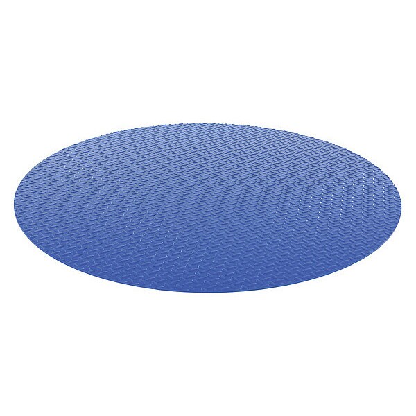 Vestil Round Carousel, Steel Tread Plate, 60" CA-TP-60-R-TP | Zoro