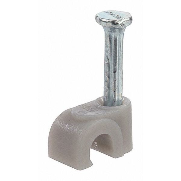 Nsi Industries Poly Nail Clip Grey .157X.260" 100 PNC-157G | Zoro