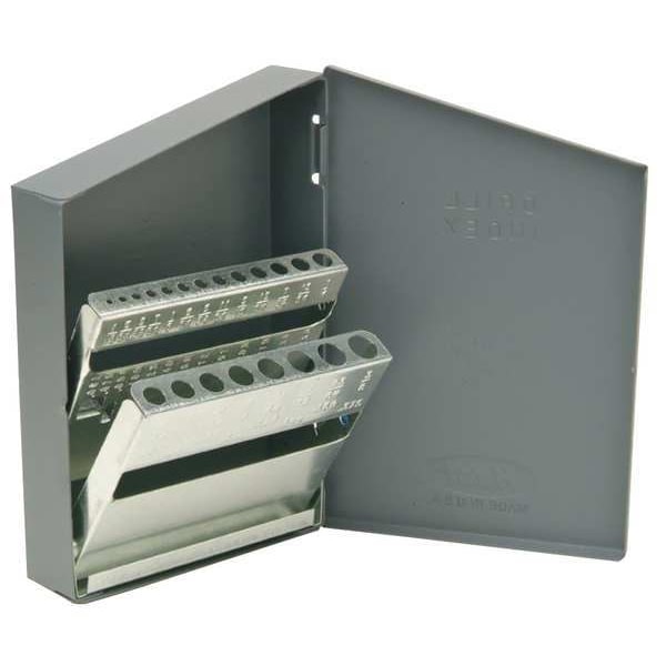 Huot Drill Bit Case, Jobber Length, Steel 10450 | Zoro
